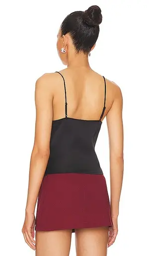 Superdown Anahi Cami Top With Front Tie Detail