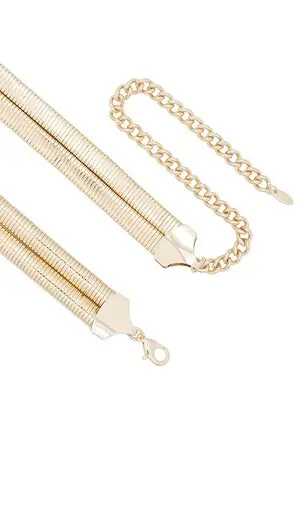 Ettika Wrap Around Flex Snake Chain Belt