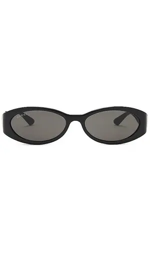 Gucci Gucci Oval Sunglasses Black