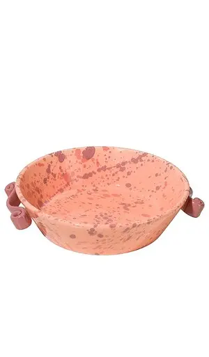 VAISSELLE A Table Serving Salad Bowl - Coral