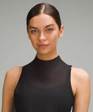 Lululemon Keyhole Mesh Tank Top