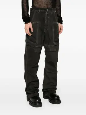 Rick Owens Black Stefan Cargo Jeans