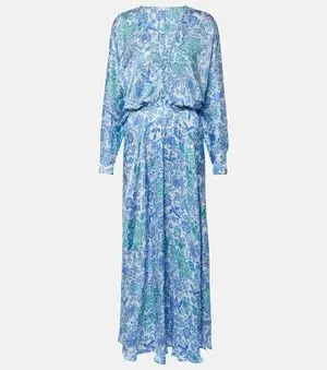 Poupette St Barth Printed Midi Dress - Multicoloured