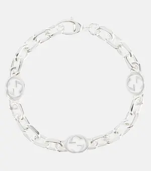 Gucci Interlocking G Sterling Bracelet - Silver