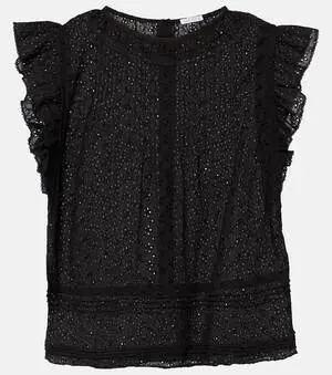 Poupette St Barth Galia Ruffled Top