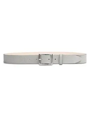 Rag & Bone Boyfriend Suede Belt Cement Suede