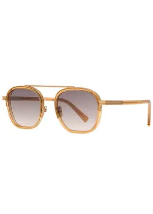 Zegna Orizzonte I Aviator-style Sunglasses Grey