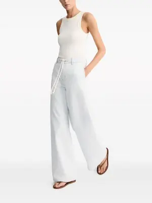 12 STOREEZ Low-rise Wide-leg Organic Cotton Jeans