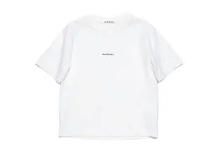 Acne Studios Logo T-shirt - Optic White