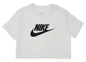 Nike Sportswear Essential Cropped T-shirt - Gray