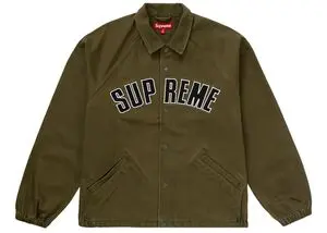 Supreme Arc Denim Coaches Jacket - Olive