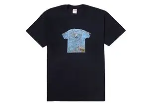 Supreme 30th Anniversary First Tee Shirt - Navy Blue