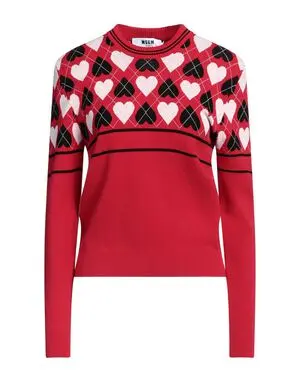 MSGM Crewneck Sweater - Red