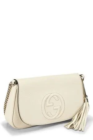 Gucci Grained Leather Soho Chain Flap Crossbody