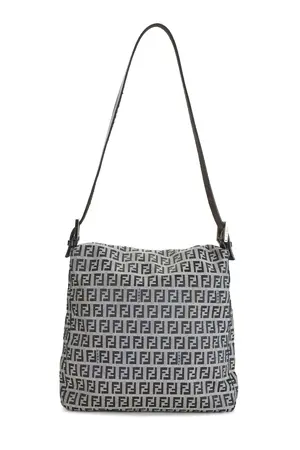 Fendi Zucchino Canvas Shoulder Bag