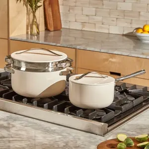 CARAWAY Stainless Steel 6.5 Quart Dutch Oven Steamer