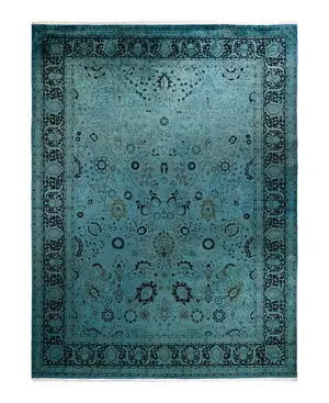 Bloomingdale'S Fine Vibrance M1427 Area Rug, 9' X 12 - Blue