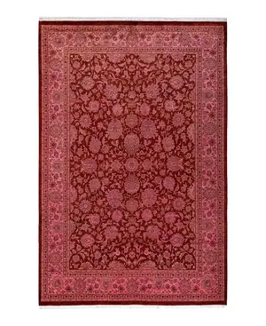Bloomingdale'S Fine Vibrance M1365 Area Rug, 6'2 X 8'10 - Red
