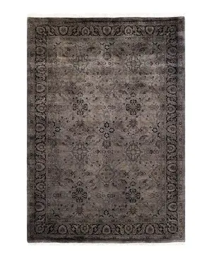 Bloomingdale'S Fine Vibrance M1205 Area Rug, 6'1 X 8'9 - Gray