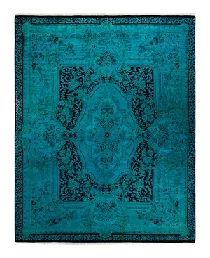 Bloomingdale'S Fine Vibrance M1416 Area Rug, 8'1 X 10'3 - Blue