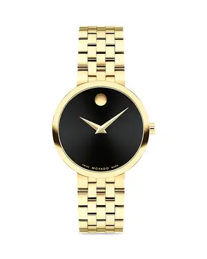 Movado Museum Classic 30mm Watch - Black/gold