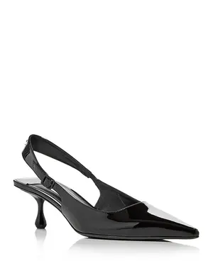 Jimmy Choo Kitten Heel Slingback Pumps