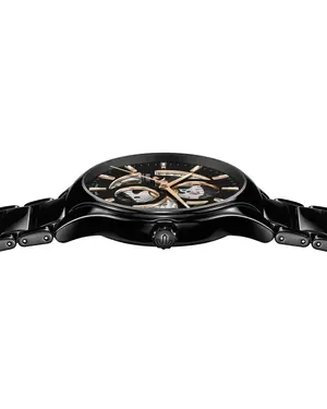 RADO True Round Automatic Open Heart Watch, 40mm - Black