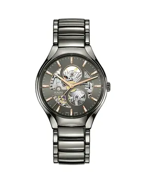 RADO True Round Automatic Open Heart Watch, 40mm - Gray