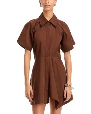 A.L.C. Julie Shirt Dress - Milk Chocolate