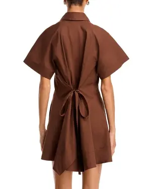 A.L.C. Julie Shirt Dress - Milk Chocolate