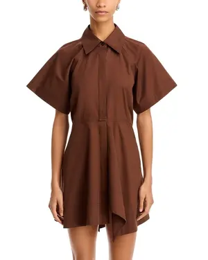 A.L.C. Julie Shirt Dress - Milk Chocolate