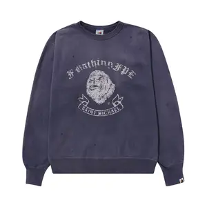 A BATHING APE X Saint Mxxxxxx Gorilla Crewneck - Blue