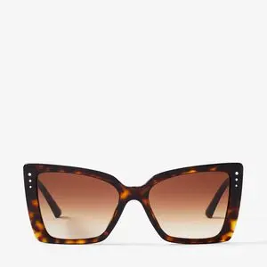 JIMMY CHOO Lorea Butterfly Sunglasses - Gradient Brown