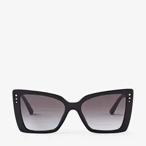 JIMMY CHOO Lorea Butterfly Sunglasses - Gradient Grey