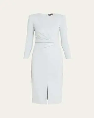 Giorgio Armani Milano Jersey Sheath Dress