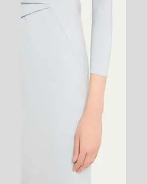 Giorgio Armani Milano Jersey Sheath Dress
