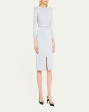Giorgio Armani Milano Jersey Sheath Dress