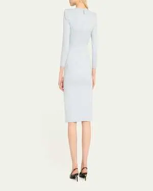 Giorgio Armani Milano Jersey Sheath Dress