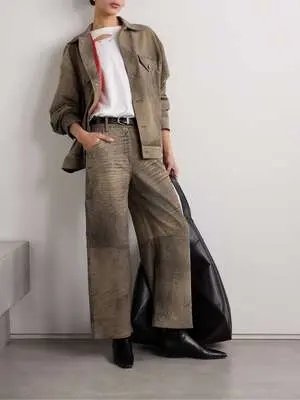 INTERIOR The Julian Nubuck Cargo Pants