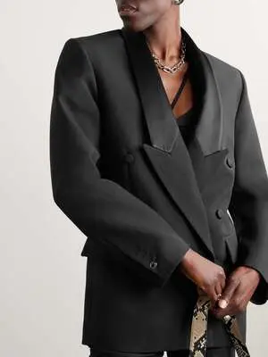 Coperni Double-breasted Twill Blazer