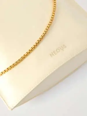 NEOUS Dorado Satin Shoulder Bag