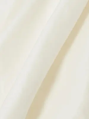Aje Mimosa Cutout Gathered Linen-blend Midi Dress
