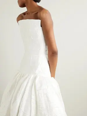 Maticevski Harlequin Strapless Gown