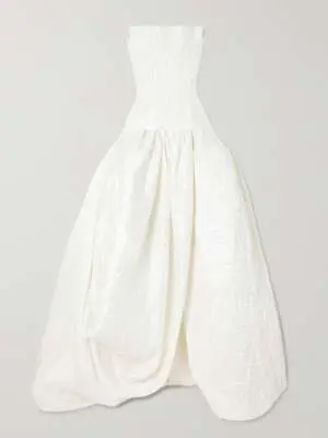 Maticevski Harlequin Strapless Gown