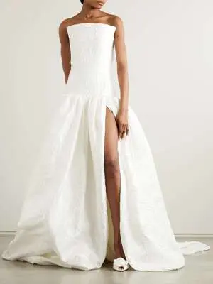 Maticevski Harlequin Strapless Gown