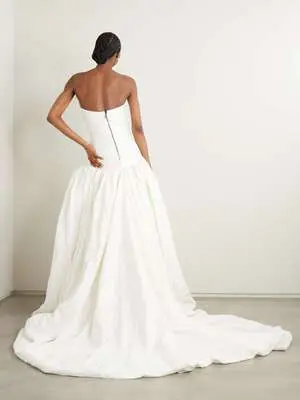 Maticevski Harlequin Strapless Gown
