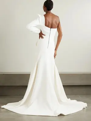 Maticevski Audacity One-sleeve Gown