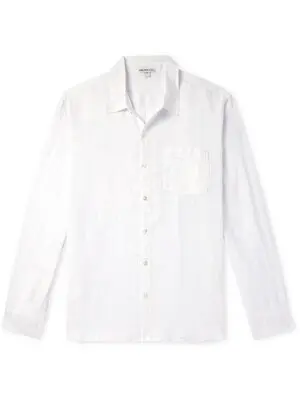 Men's White Linen Shirts