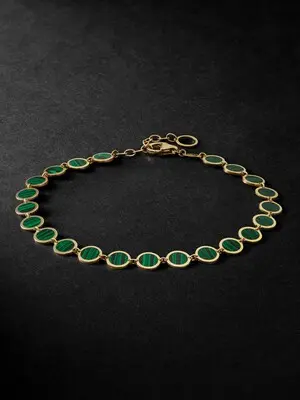 Jia Jia 14-karat Gold And Malachite Bracelet - Green