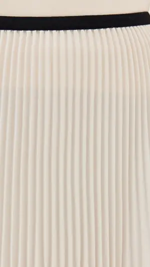 Jenni Kayne Pleated Midi Skirt - Ivory